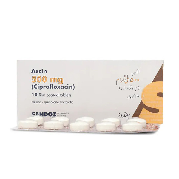 Axcin 500Mg 10 Tablets - Buy Online at DVAGO®