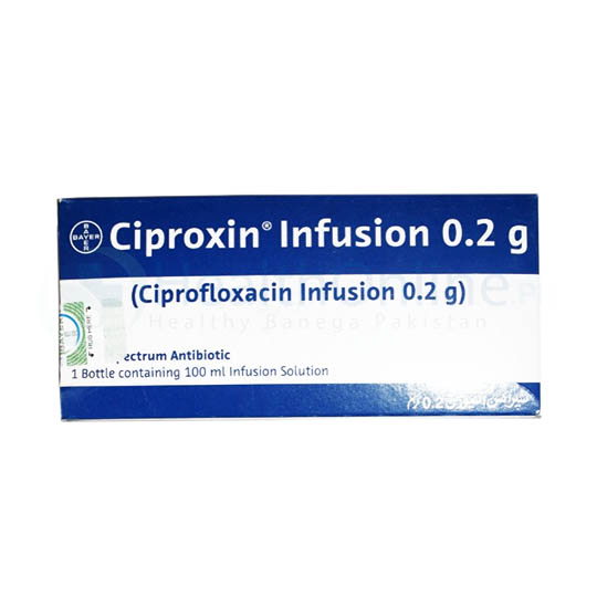 Ciproxin 200Mg/100Ml Infusion 1Vialx100Ml - Buy Online at DVAGO®