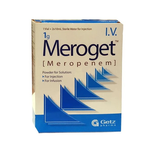 Meroget Injection 1G - Buy Online at DVAGO®