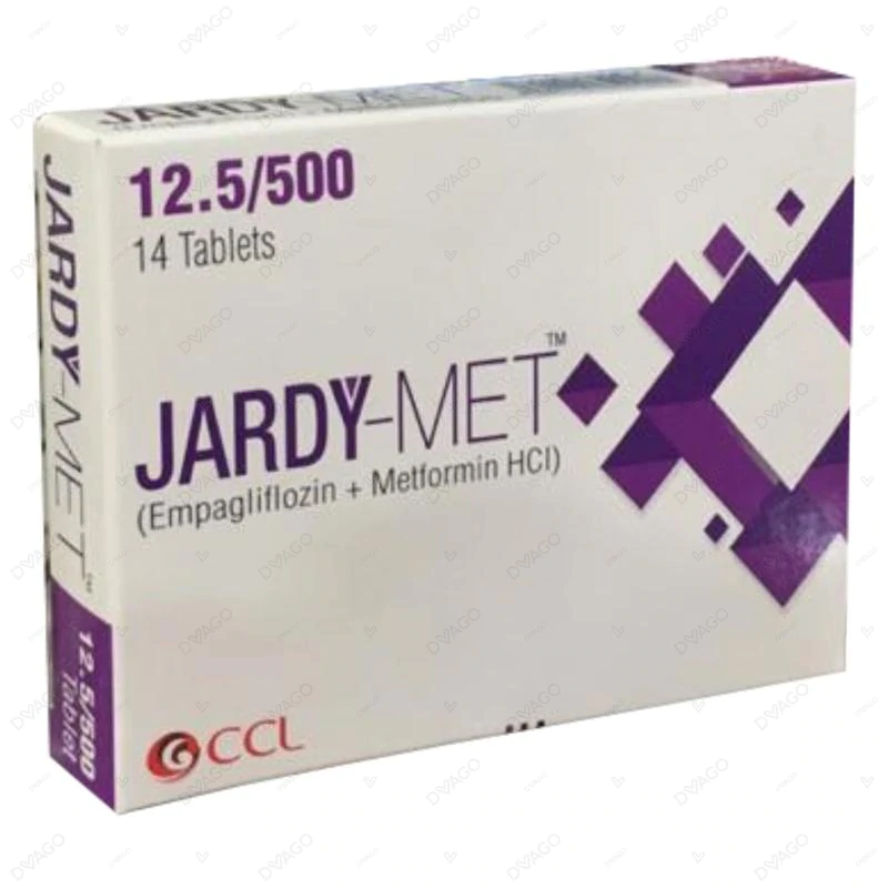 Jardy Met 12.5+500Mg Tablets 14'S - Buy Online at DVAGO®