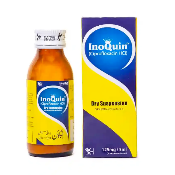 Inoquin Dry Suspen 125Mg 5Ml - Buy Online at DVAGO®