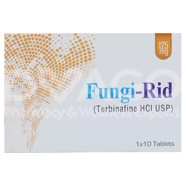 Fungi-Rid 125Mg Tablets 10S (Pack Size 1 X 10S) - Buy Online at DVAGO®