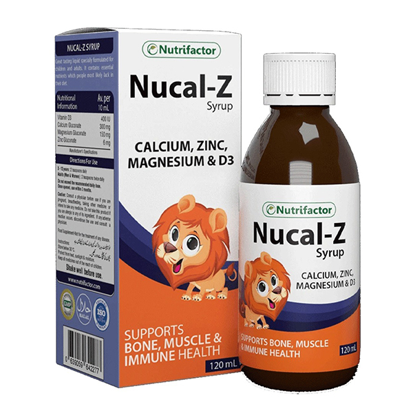 Nutrifactor Nucal Z Syrup 120Ml - Buy Online at DVAGO®