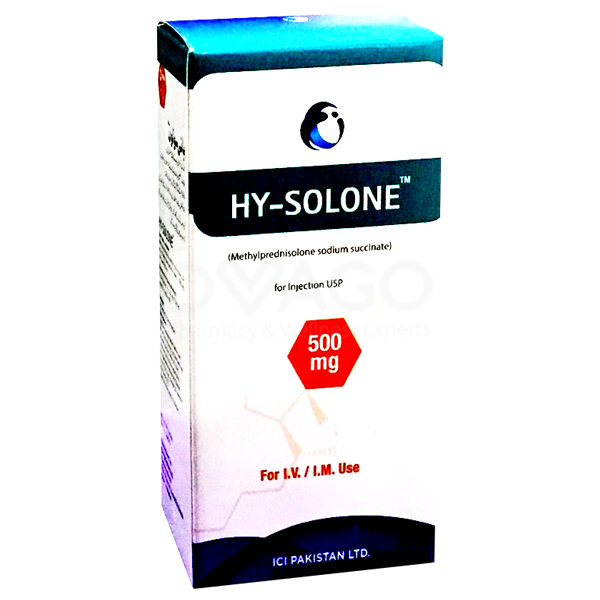 Hy-Solone 500Mg Injection 1,S - Buy Online at DVAGO®
