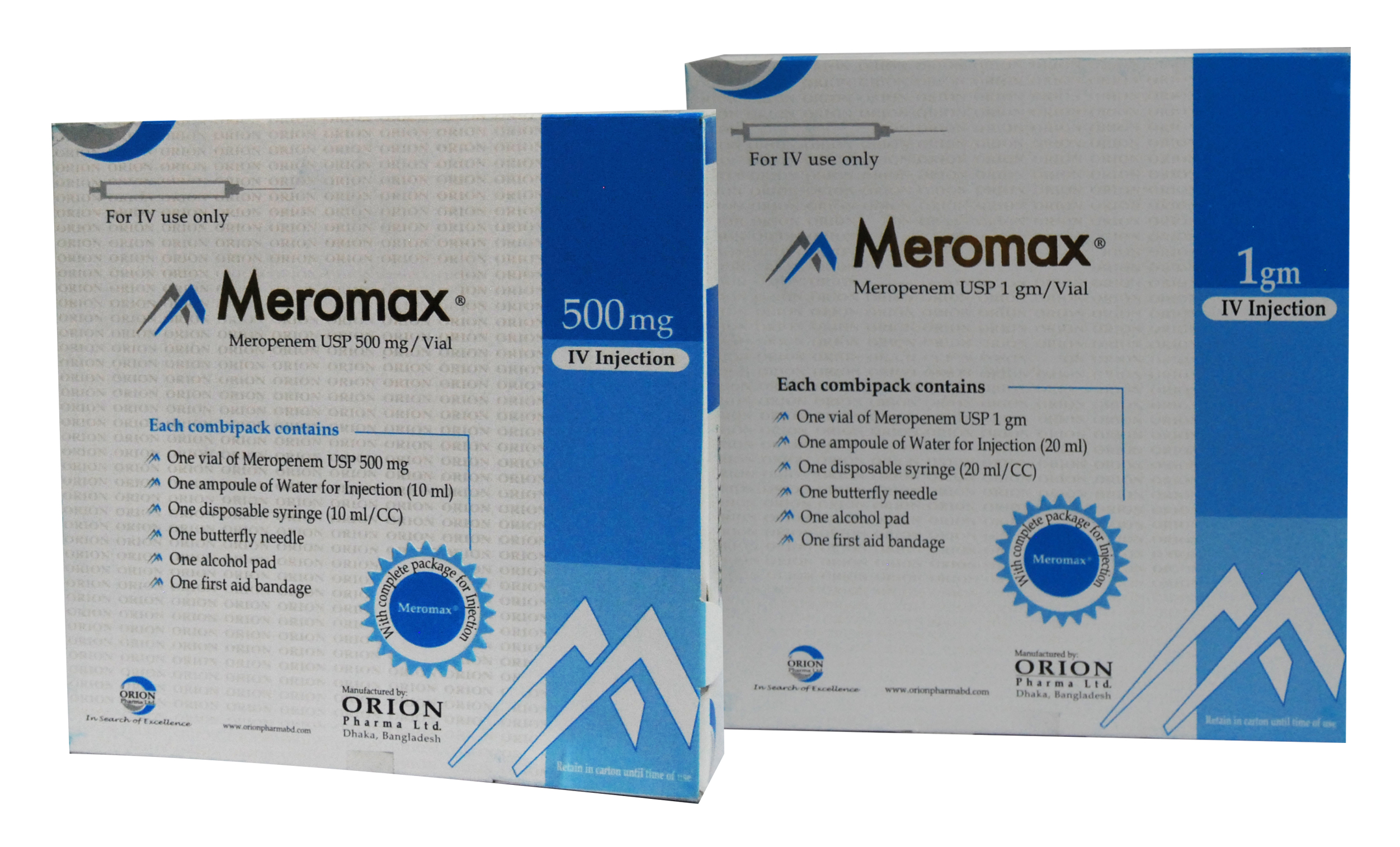 Meromax 500Mg Injection 1S - Buy Online at DVAGO®