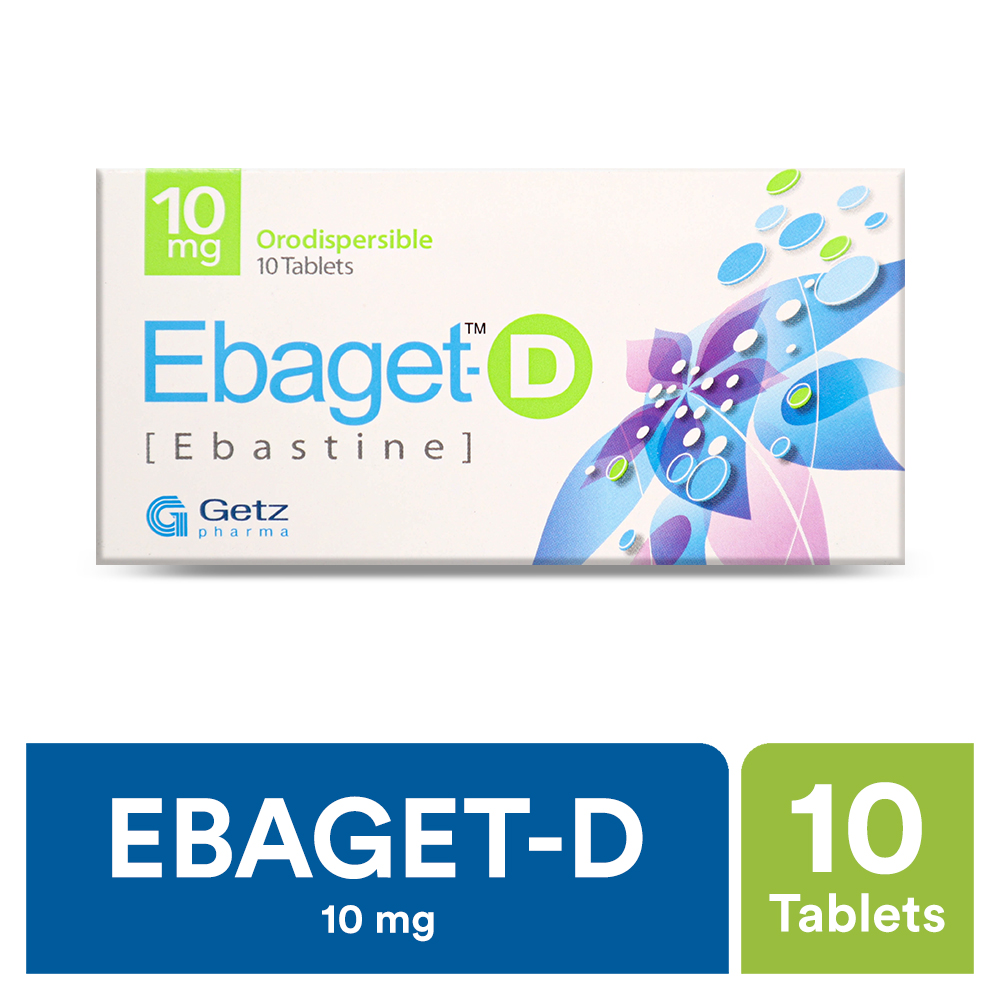 Ebaget-D 10Mg Tablets 10S (Pack Size 1 X 10S) - Buy Online at DVAGO®