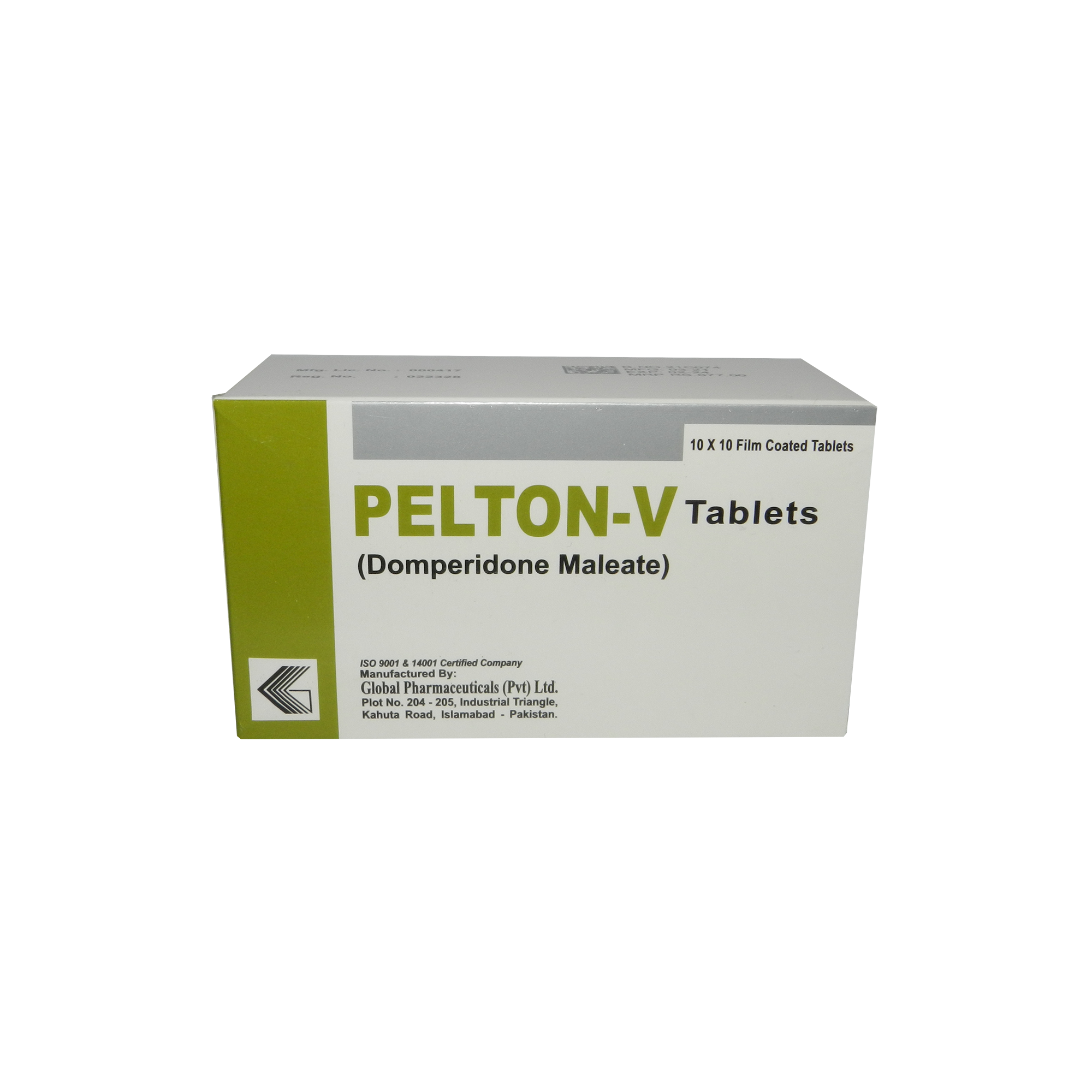 Pelton V Tablets 50S (Pack Size 5 X 10S) - Buy Online at DVAGO®