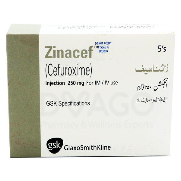 Zinacef Injection 250 Mg 1’S - Buy Online at DVAGO®
