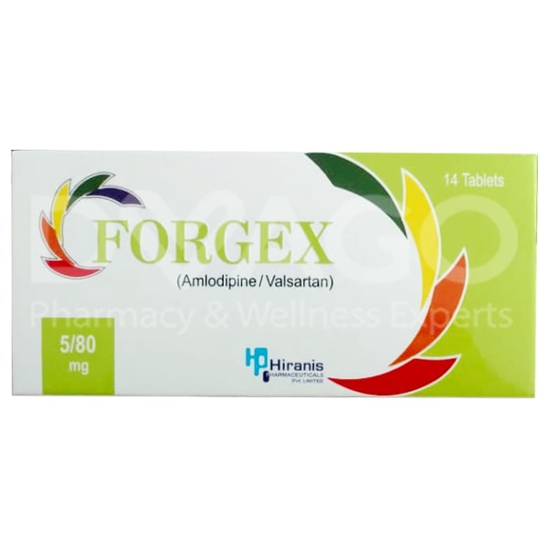 Forgex 5/80 Mg14 Tablets - Buy Online at DVAGO®