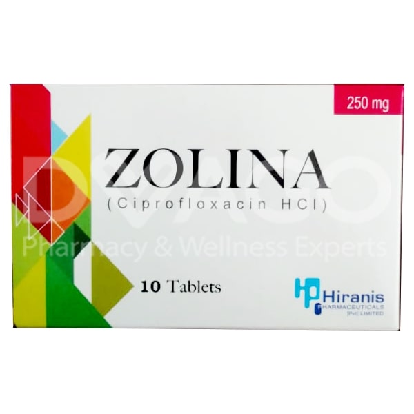 Zolina 250Mg Tablets 10'S - Buy Online at DVAGO®