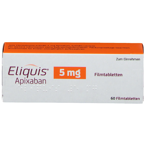 Eliquis 5Mg Tablets 20S (Pack Size 2 X 10S) - Buy Online at DVAGO®