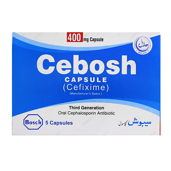 Cebosh Capsules 400Mg 5'S - Buy Online at DVAGO®