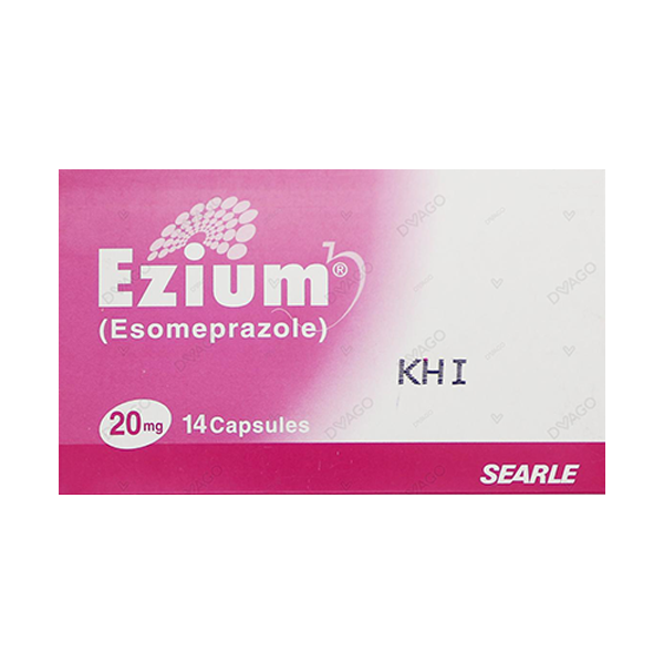 Ezium Capsules 20Mg 2X7'S - Buy Online at DVAGO®