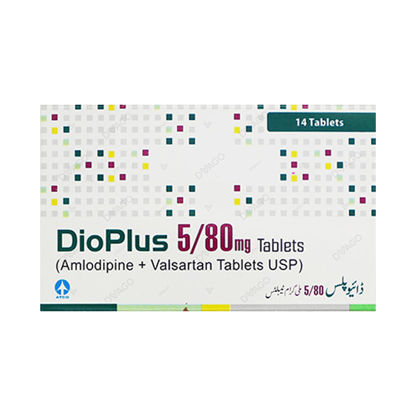 Dio Plus Tablets 5/80Mg - Buy Online at DVAGO®