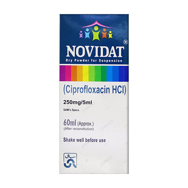 Novidat Suspension 250Mg 60Ml - Buy Online at DVAGO®