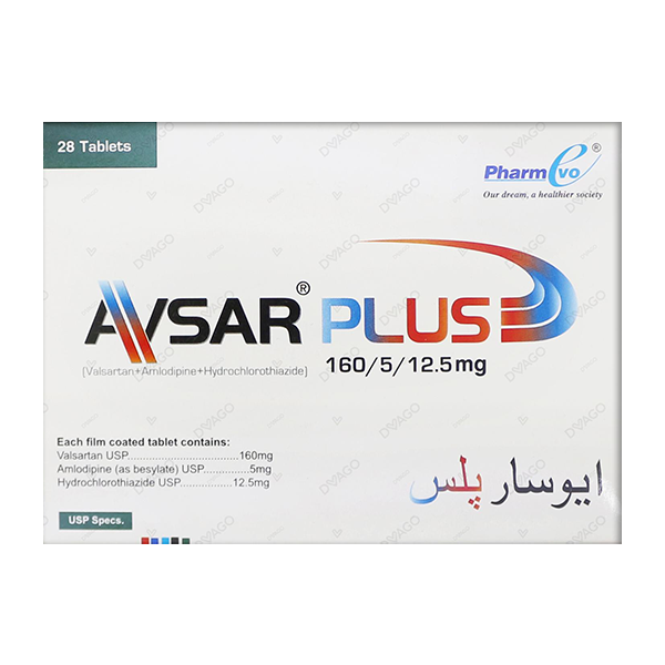 Avsar Plus 160/5/12.5Mg - Buy Online at DVAGO®