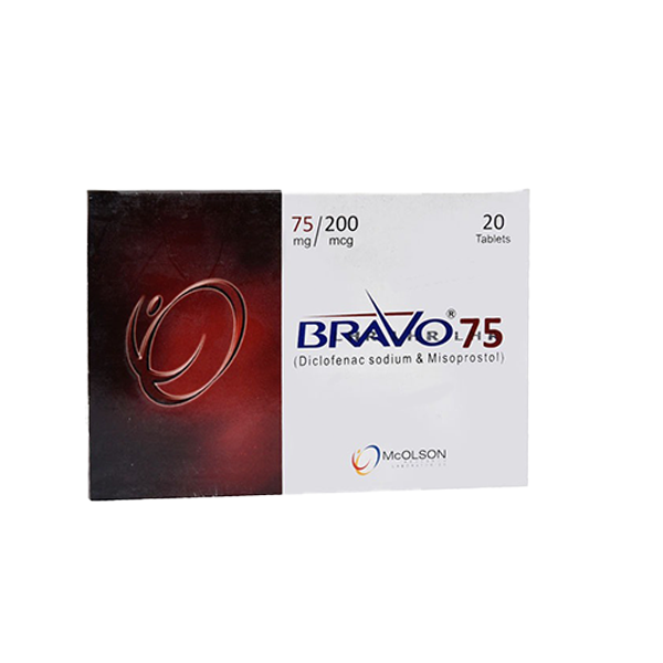 Bravo 75Mg 20 Tablets - Buy Online at DVAGO®