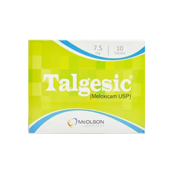 Talgesic 7.5Mg 10 Tablets - Buy Online at DVAGO®