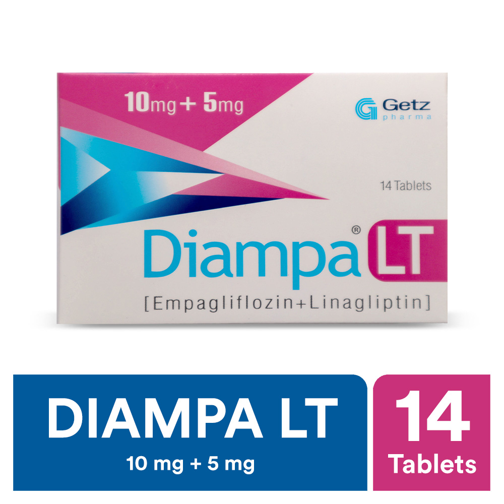 Diampa-Lt Tablets 10Mg/5Mg 14S - Buy Online at DVAGO®