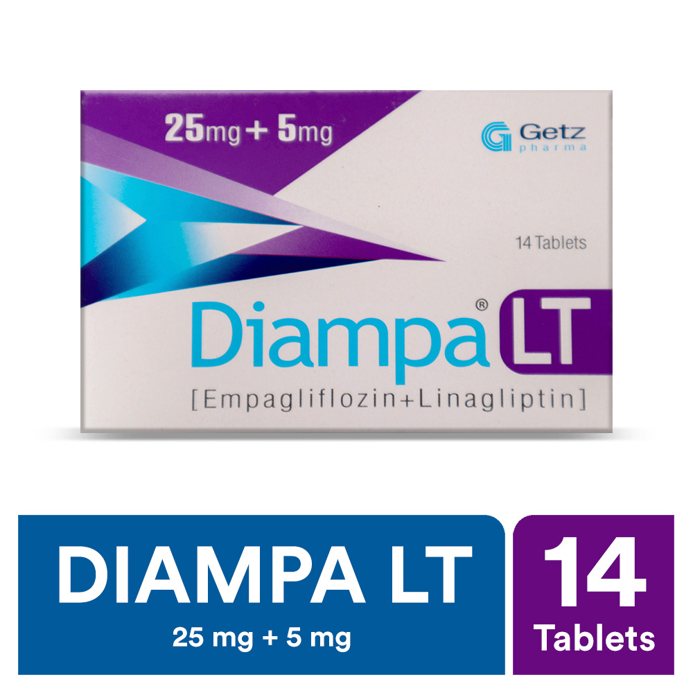 Diampa-Lt Tablets 25Mg/5Mg 14S - Buy Online at DVAGO®