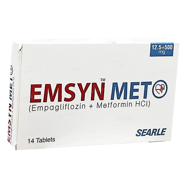 Emsyn-Met 12.5+1000Mg 14S - Buy Online at DVAGO®