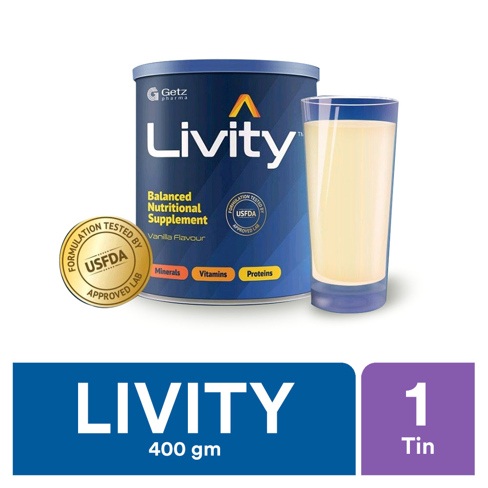 Livity 400Gm Vanl Nut Supp 1S - Buy Online at DVAGO®