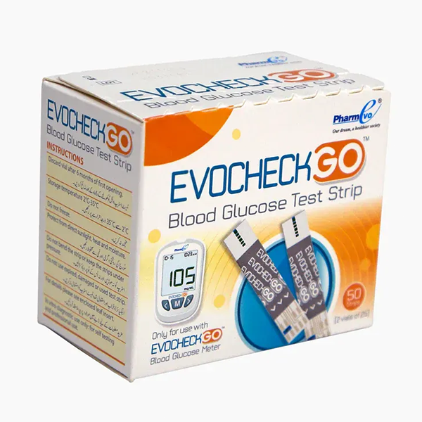 Evocheck Go Gluco Strip 1S - Buy Online at DVAGO® Pharmacy