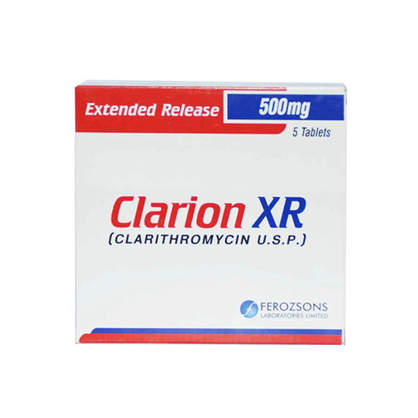 Clarion Xr 500Mg Tablets 5S - Buy Online at DVAGO® Pharmacy