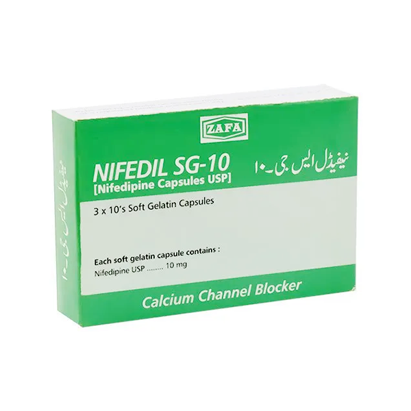 Nifedil Sg-10Mg Capsules 30S - Buy Online at DVAGO® Pharmacy