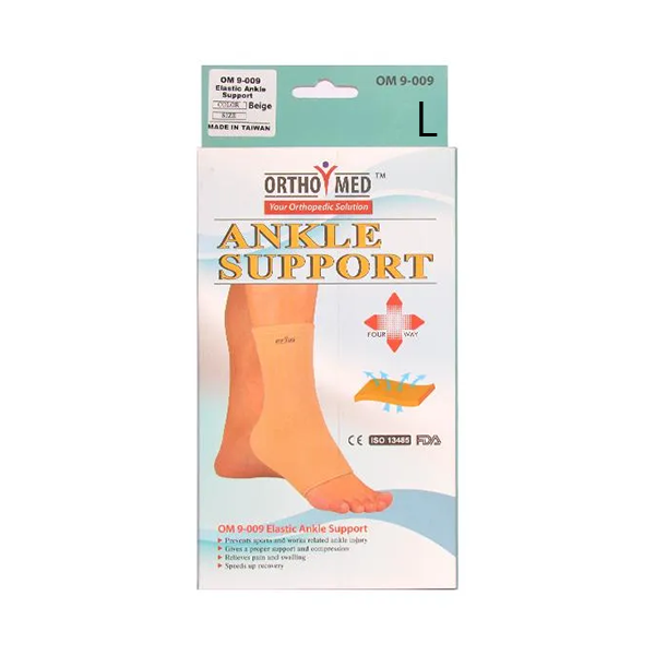 ORTHOMED ANKLE SUPPORT ELASTIC LARGE