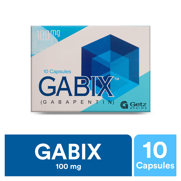 Gabix Capsules 100Mg 10'S - Buy Online at DVAGO®