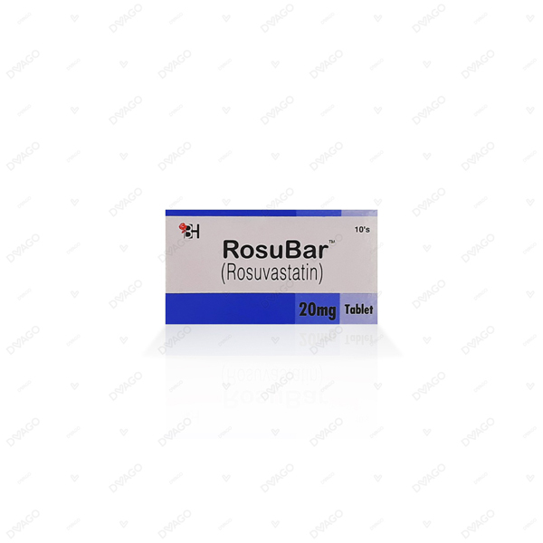 Rosubar Tablets 20Mg - Buy Online at DVAGO®
