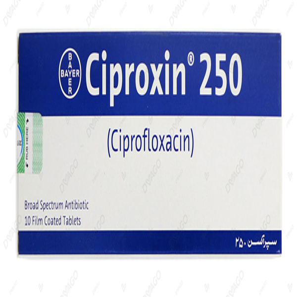 Ciproxin Tablets 250Mg 10'S - Buy Online at DVAGO®