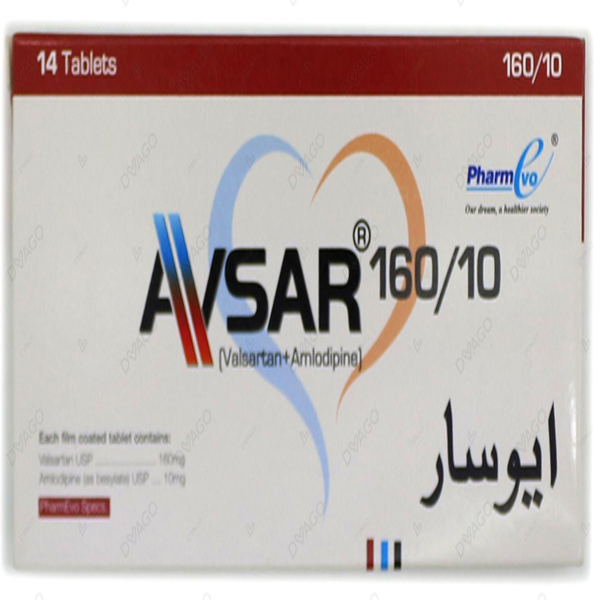 Avsar Tablets 10/160Mg - Buy Online at DVAGO®