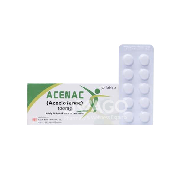 Acenac Tablets 100 Mg 3X10'S - Buy Online at DVAGO®
