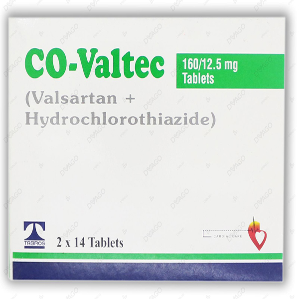 Co-Valtec 160/12.5Mg Tablets - Buy Online at DVAGO®