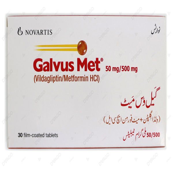 Galvus Met 50/500Mg Tablets 30'S - Buy Online at DVAGO®