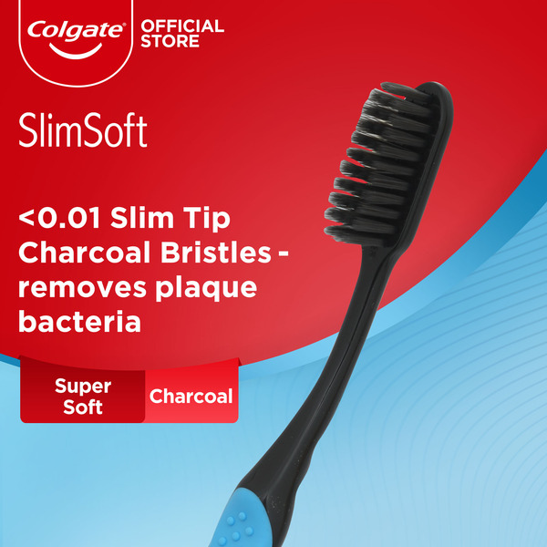 Colgate Slimsoft Charcoal Toothbrush - Buy Online at DVAGO®