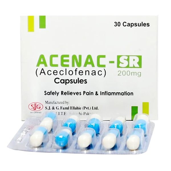 Acenac Sr 200Mg Capsules 30S - Buy Online at DVAGO® Pharmacy