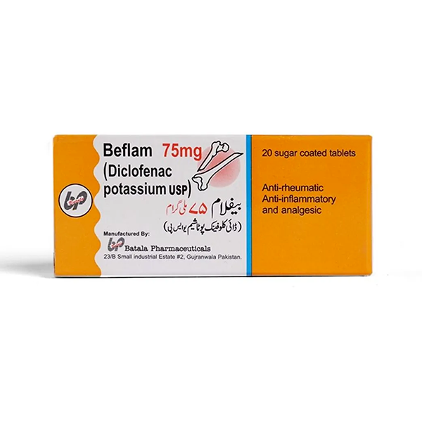 Beflam 75Mg Tablets 20'S - Buy Online at DVAGO®