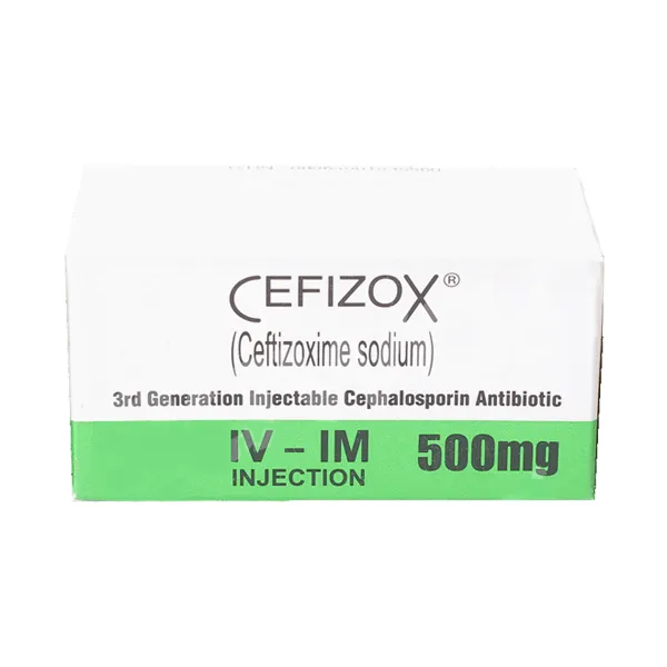 Cefizox Injection 500 Mg 1 Vial - Buy Online at DVAGO®