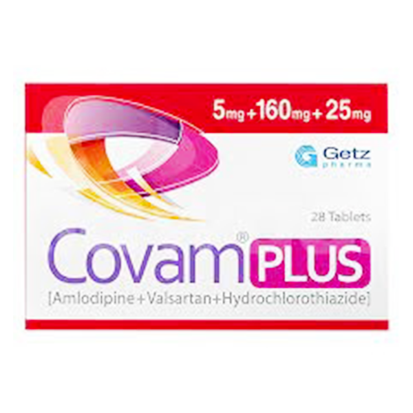 Covam Plus 5/160/25 Mg Tab - Buy Online at DVAGO®
