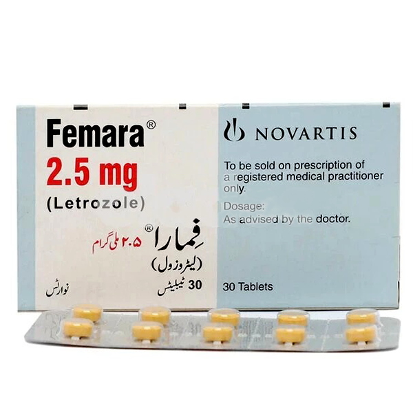 Femara Tablets 2.5Mg 30S - Buy Online at DVAGO