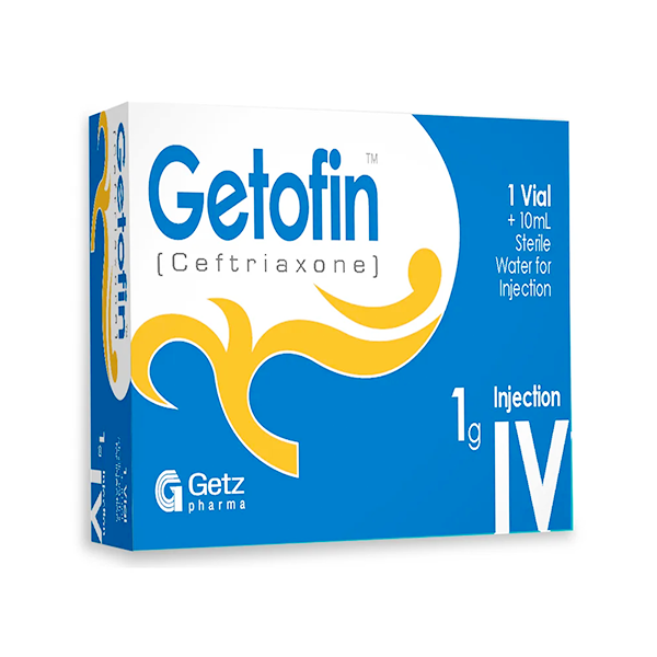 Getofin Injection Iv 1 Grams 1 Vial - Buy Online at DVAGO®