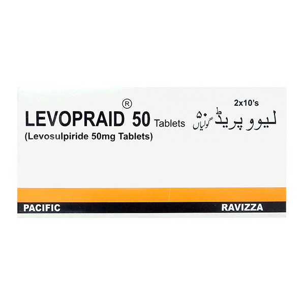 Levopraid Tablets 50Mg 2X10'S - Buy Online at DVAGO®