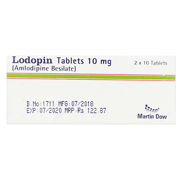Lodopin 10Mg Tablets - Buy Online at DVAGO®