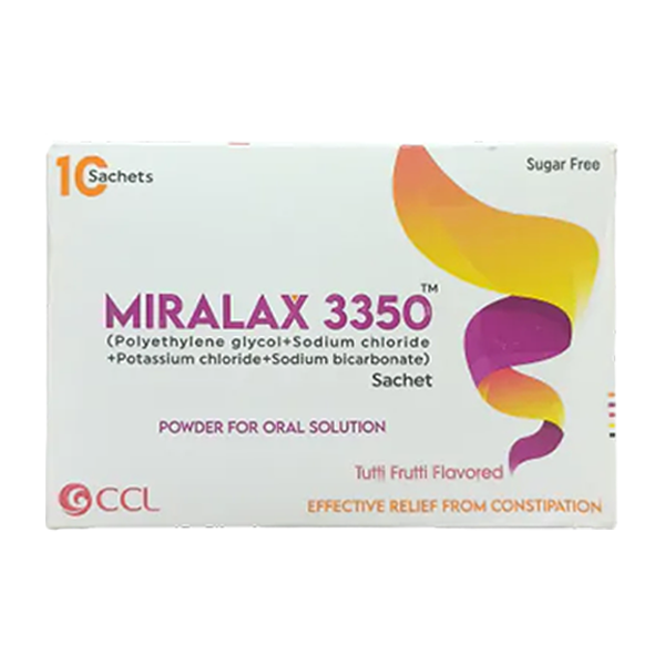 Miralax 3350 Sachets 10S - Buy Online at DVAGO® Pharmacy