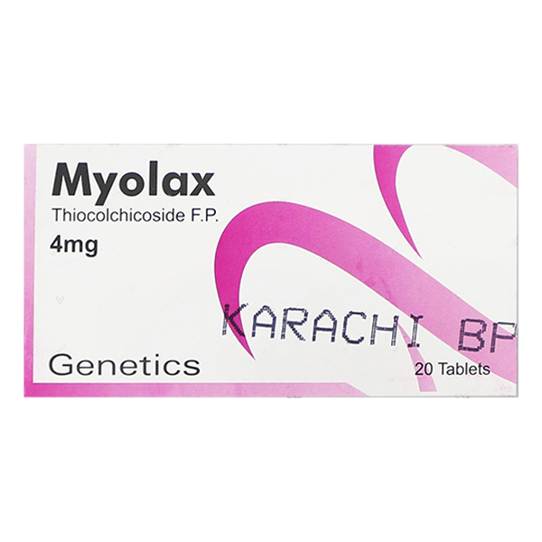 Myolax 4Mg Tab - Buy Online at DVAGO®