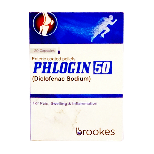 Phlogin Capsules 50Mg 2X10'S - Buy Online at DVAGO®