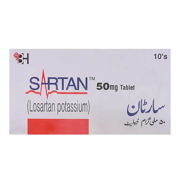 Sartan Tablets 50Mg - Buy Online at DVAGO®